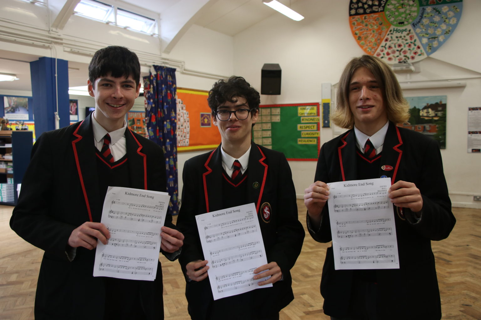 St Joseph's students compose school song for Kidmore End Primary School ...
